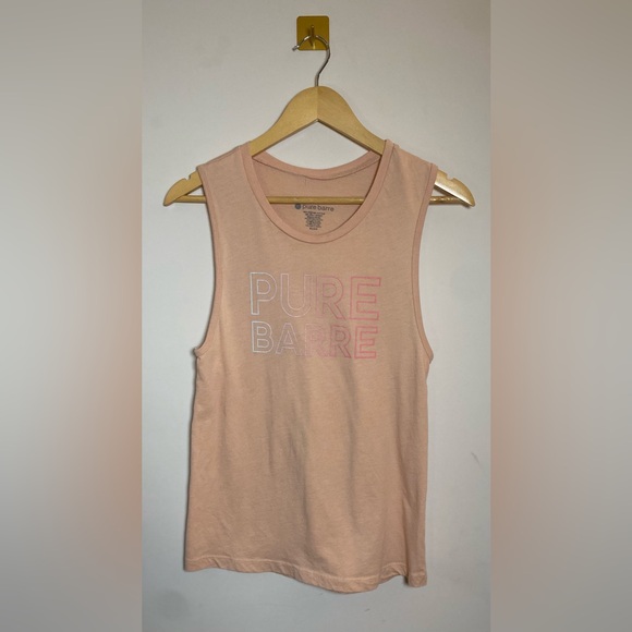 Pure Barre | Tops | Pure Barre Medium Light Pink Tank Top | Poshmark